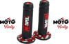 Bajaj Boxer Protaper Yumuşak Slikon Siyah Kırmızı Elcik Takım KNTK007 ...