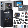 Akaso Brave 4 4K/30FPS 20MP Wi-Fi Dual Screen Aksiyon Kamera ve ...
