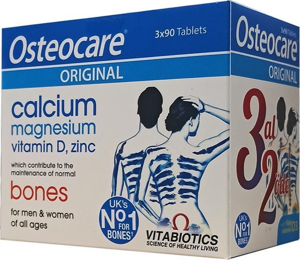 Vitabiotics Osteocare Original 90 Tablet 3 Al 2 Öde - idefix