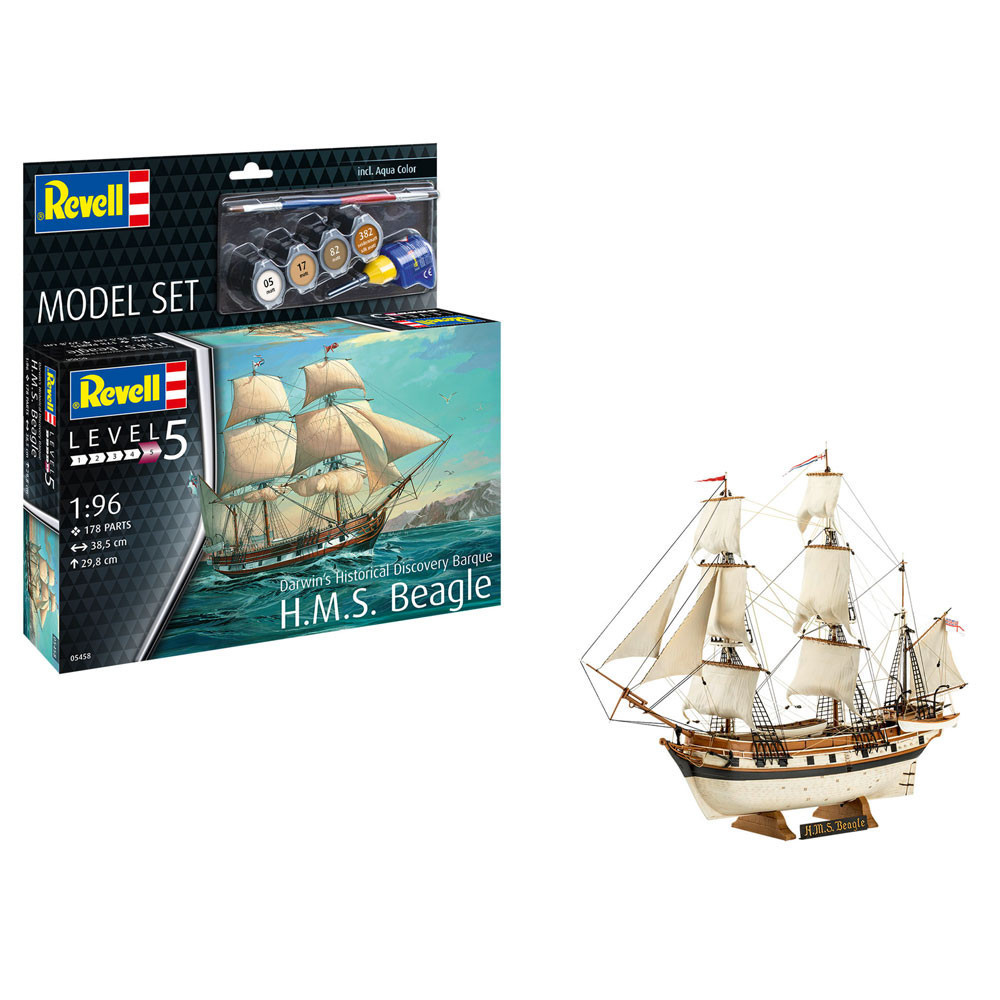 Revell Model Set Gemi Model Set HMS Beagle 65458 - idefix