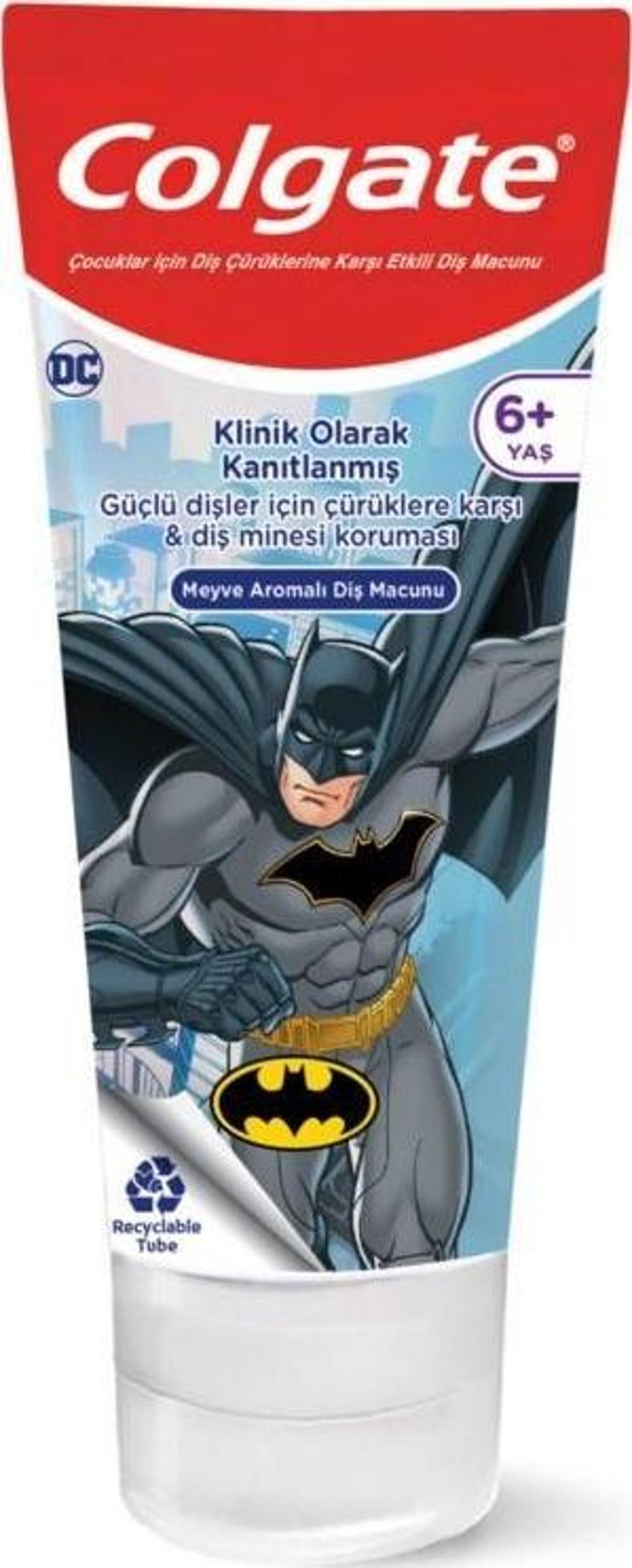 Colgate Batman Çocuk Diş Macunu Meyve Aromalı 75ML - idefix