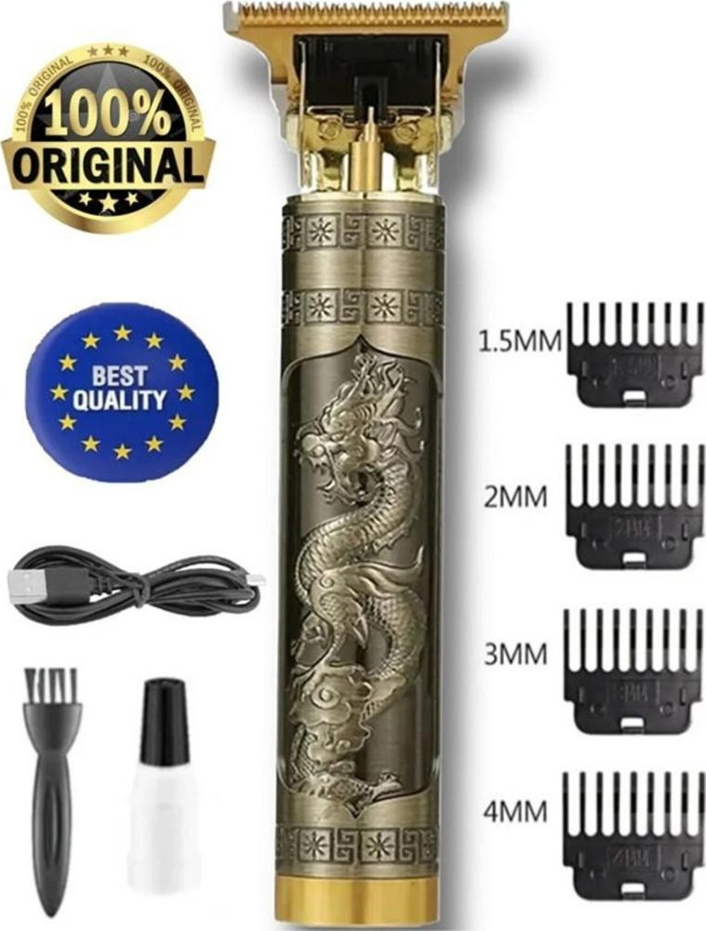 Dragon Çelik Kasa Profesyonel Saç Sakal Ense Çizim Tüm Vücut Tüyü Lazer ...