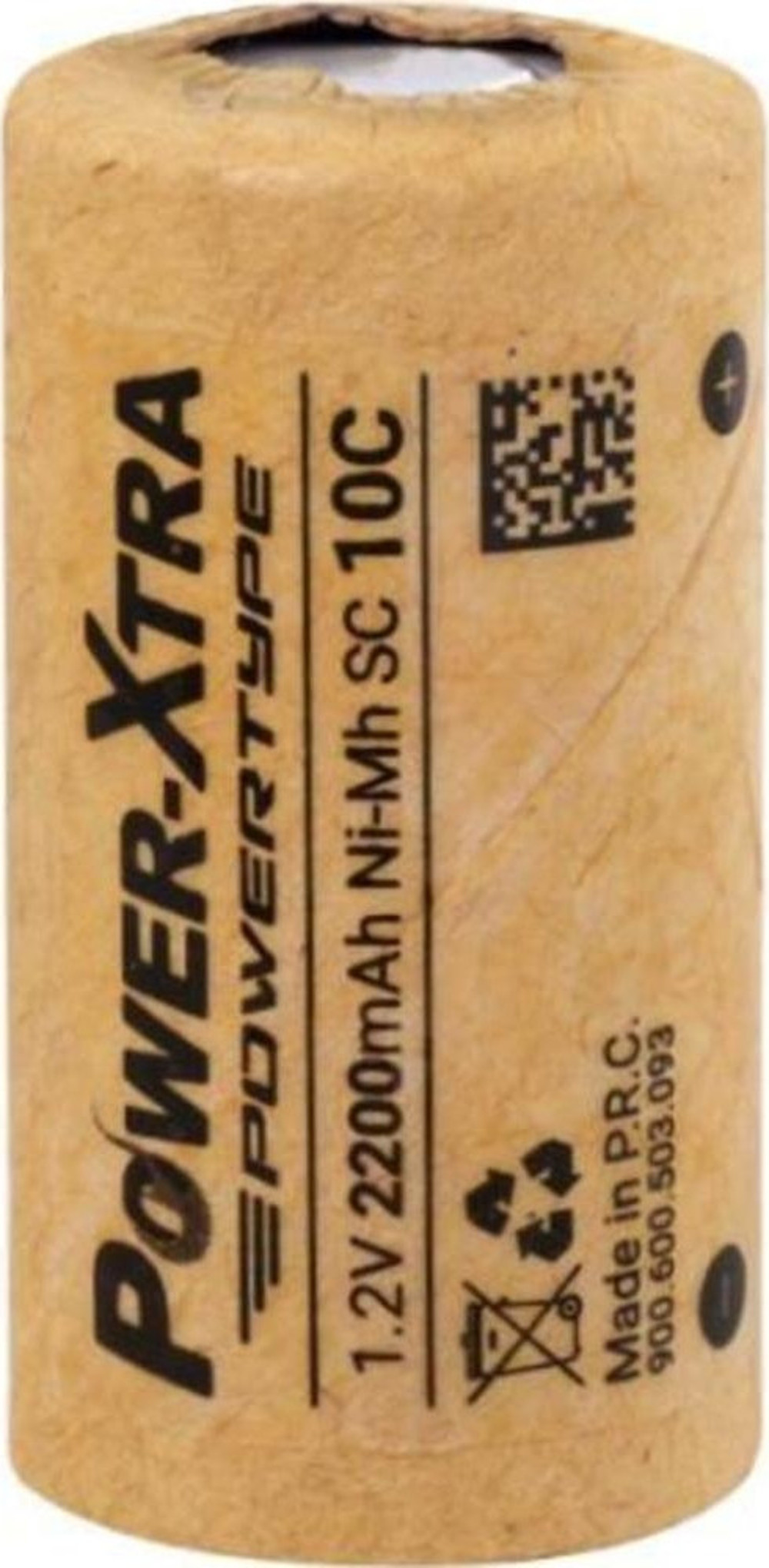 Power-Xtra 1.2V Ni-Mh SC 2200 mAh Power Type Paper Şarjlı Pil - idefix