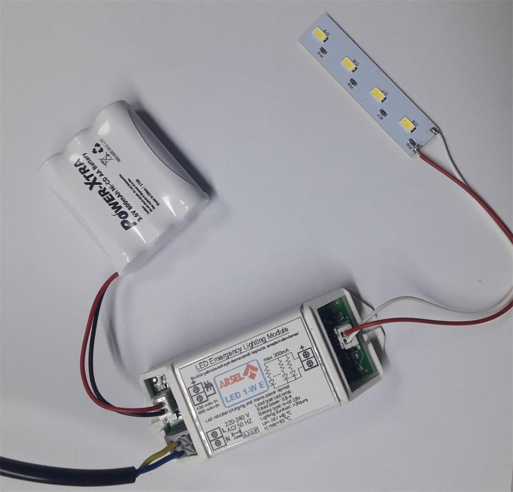 Arsel LED-3 WE LED Lambalar İçin Acil Durum Yedekleme Kiti - idefix