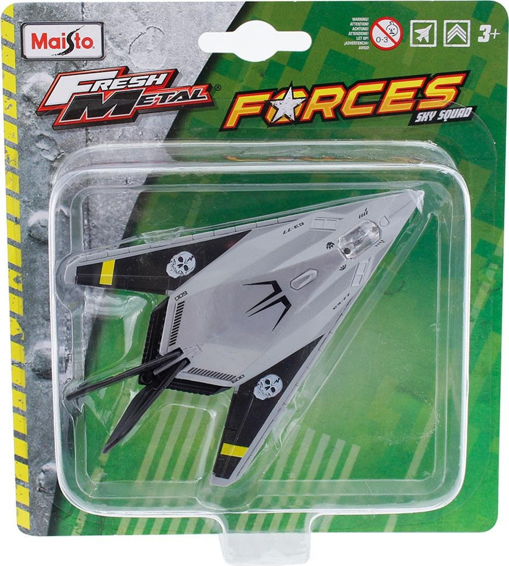 Maisto Metal Forces Askeri Savaş Uçağı F-117 Nighthawk Model Uçak - idefix