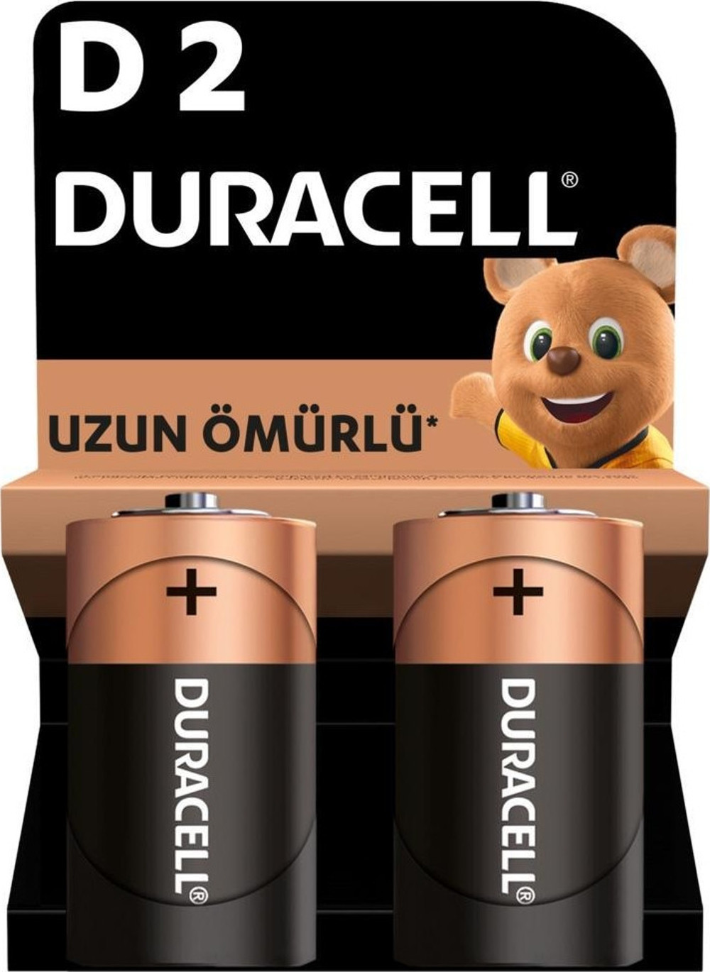 Duracell Alkaline D Büyük Boy Pil LR20 / MN1300 2'li Paket