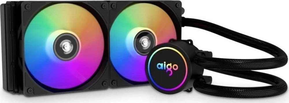 AIGO AI 240mm RGB Siyah LGA1700/AM5 Sıvı Soğutma - idefix