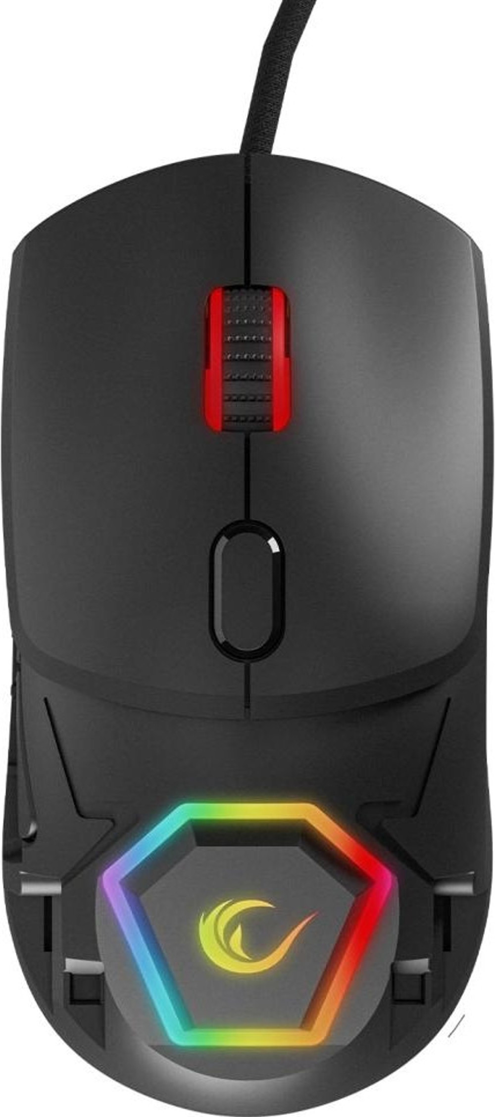Rampage Hyalo M1 Siyah Değiştirilebilir 3 Kapaklı RGB 12000 DPI Gaming ...