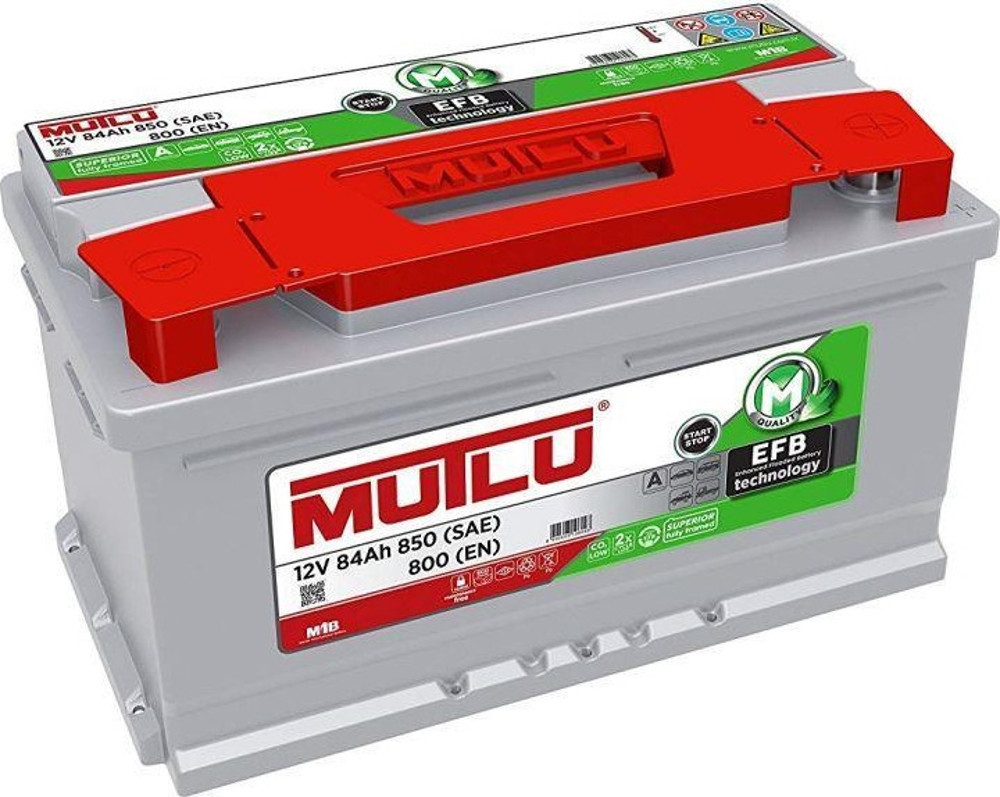 Mutlu 12 Volt 84 Amper EFB Start Stop Üretim Yılı: 2024 - idefix