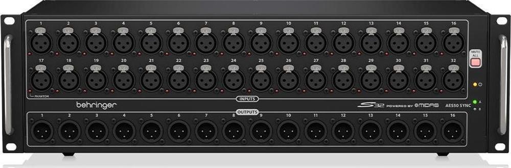 Behringer S32 Digital Snake I/O Box Rack Tipi Mixer Stage Box - idefix