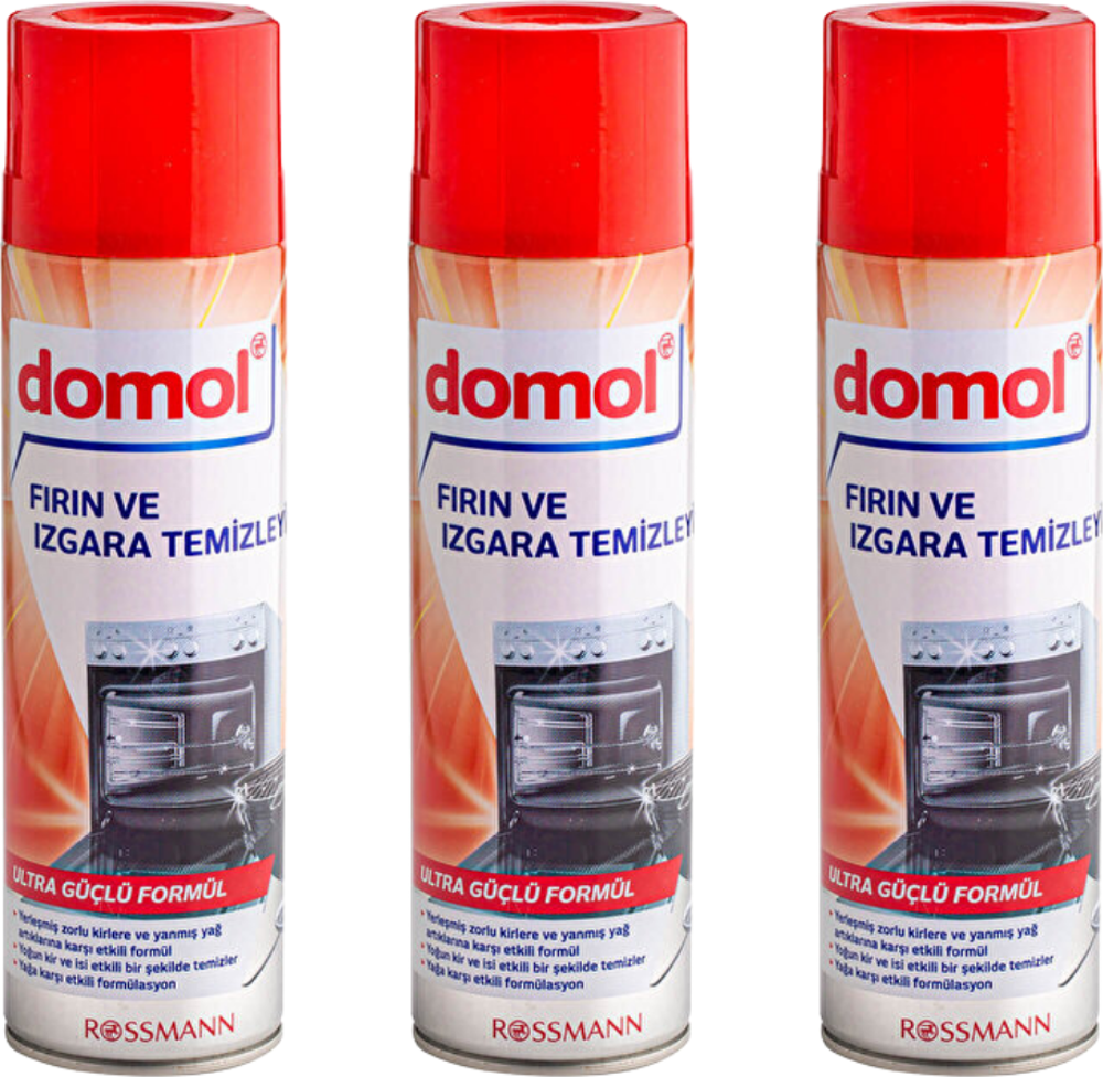 Domol Fırın ve Izgara Temizleyeci 500 ml. x 3 Adet - idefix