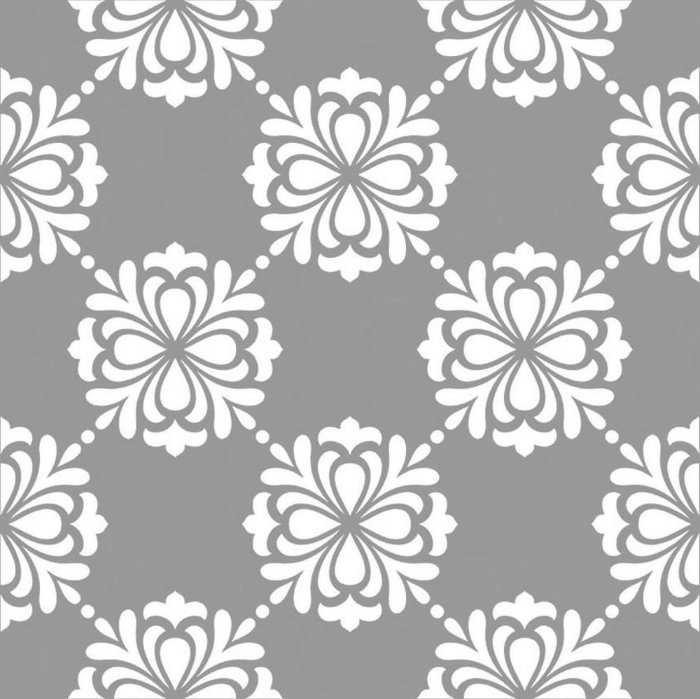 Karo Acacia Stencil Boyama şablonu 30x30 cm, Duvar Stencil, Fayans ...