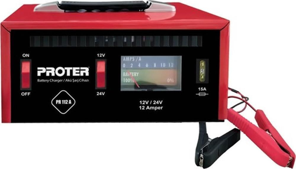 PROTER PR 112 A 24/12 AKÜ ŞARJ CİHAZI 24V/12A