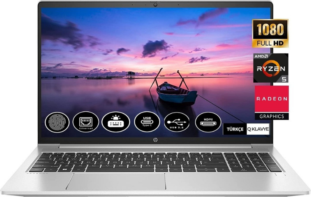 Hp Elitebook 655 G9 Ryzen 5 5625U 16 GB 512 GB SSD 15.6 FHD Windows 11 ...