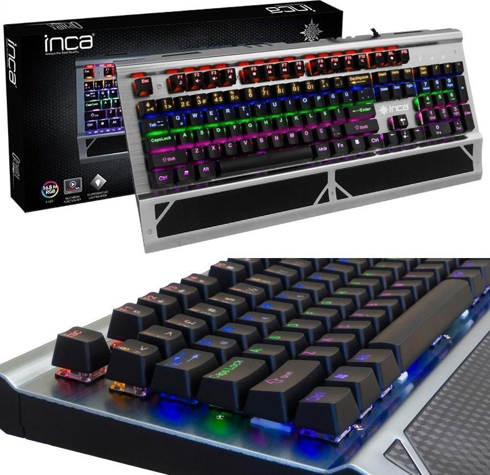 Inca IKG-444 Professional Switch RGB Mekanik Gamig Keyboard Klavye - idefix