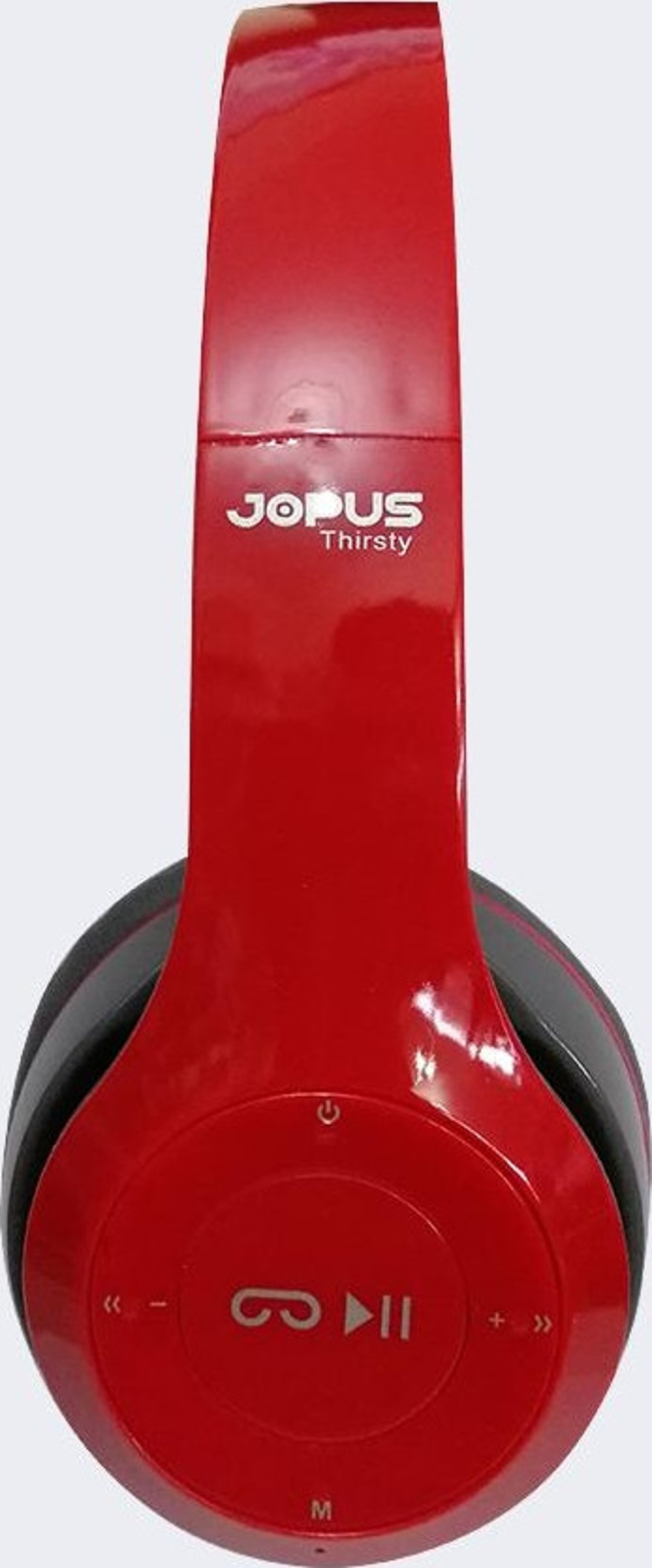 Jopus Thirsty Kablosuz Kulak Üstü Bluetooth Kulaklık - Kırmızı - idefix