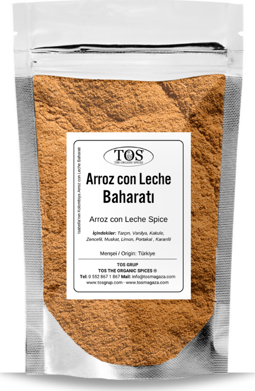 Isabella’nın Kolombiya Arroz con Leche Baharatı 100 gr Isabella’s ...