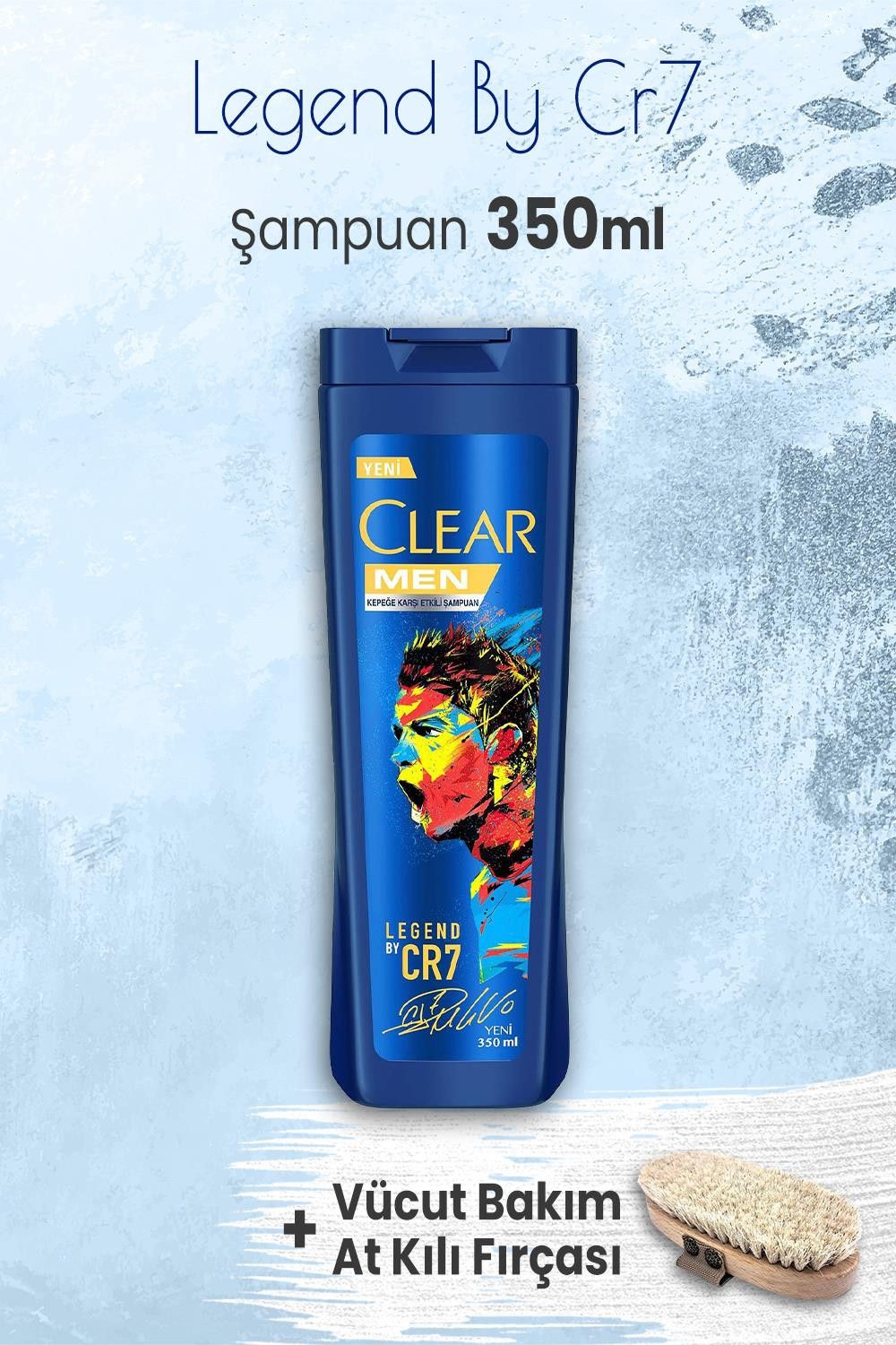 Clear Men Legend By Cristiano Ronaldo 350 ml ve Vücut Bakım At Kılı ...