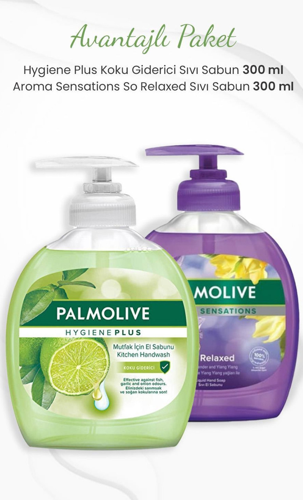 Palmolive Koku Giderici Sıvı Sabun ve So Relaxed Sıvı Sabun 300 ml - idefix