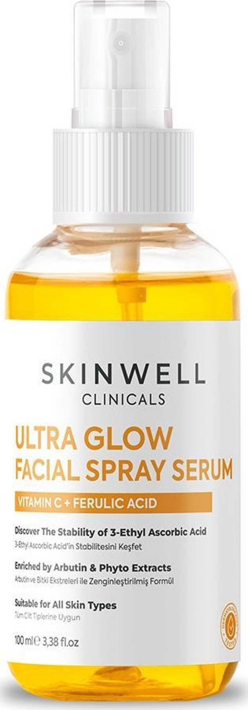 Skinwell Ton Eşitleyici ve Süper Aydınlatıcı C Vitamini Yüz Bakım Sprey ...