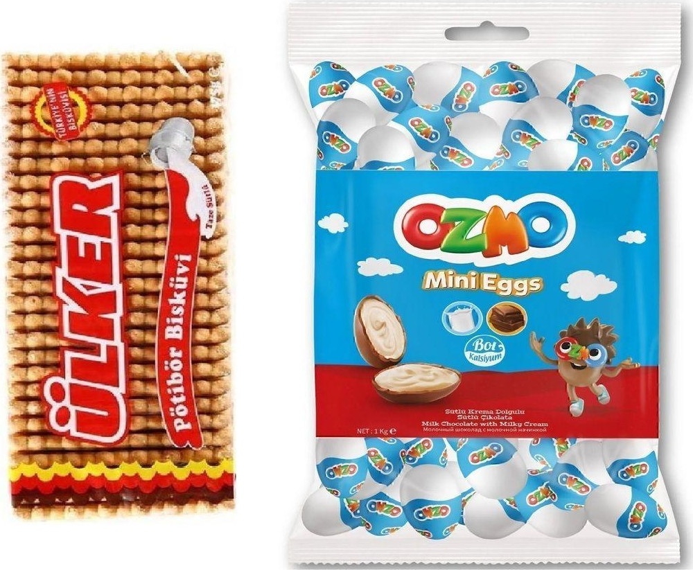 Ülker Bötibör Sade 175 Gr Ve Ozmo Mini Eggs 1 Kg - idefix