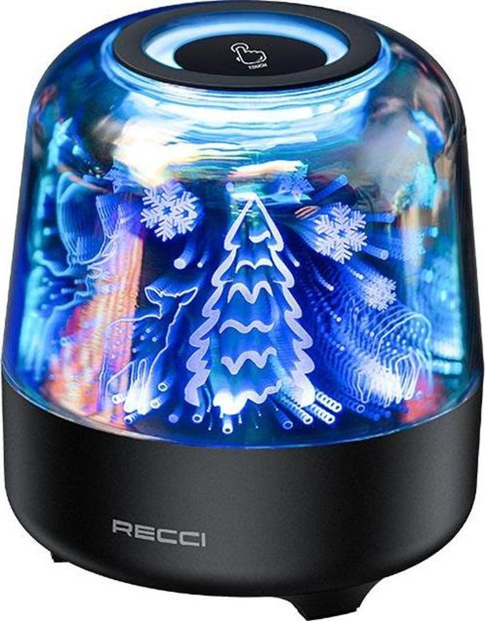 Recci RSK-W20 Magic Forest Serisi TF/AUX/USB Hi-Fi RGB Işıklı Wireless Bluetooth ses topu ...