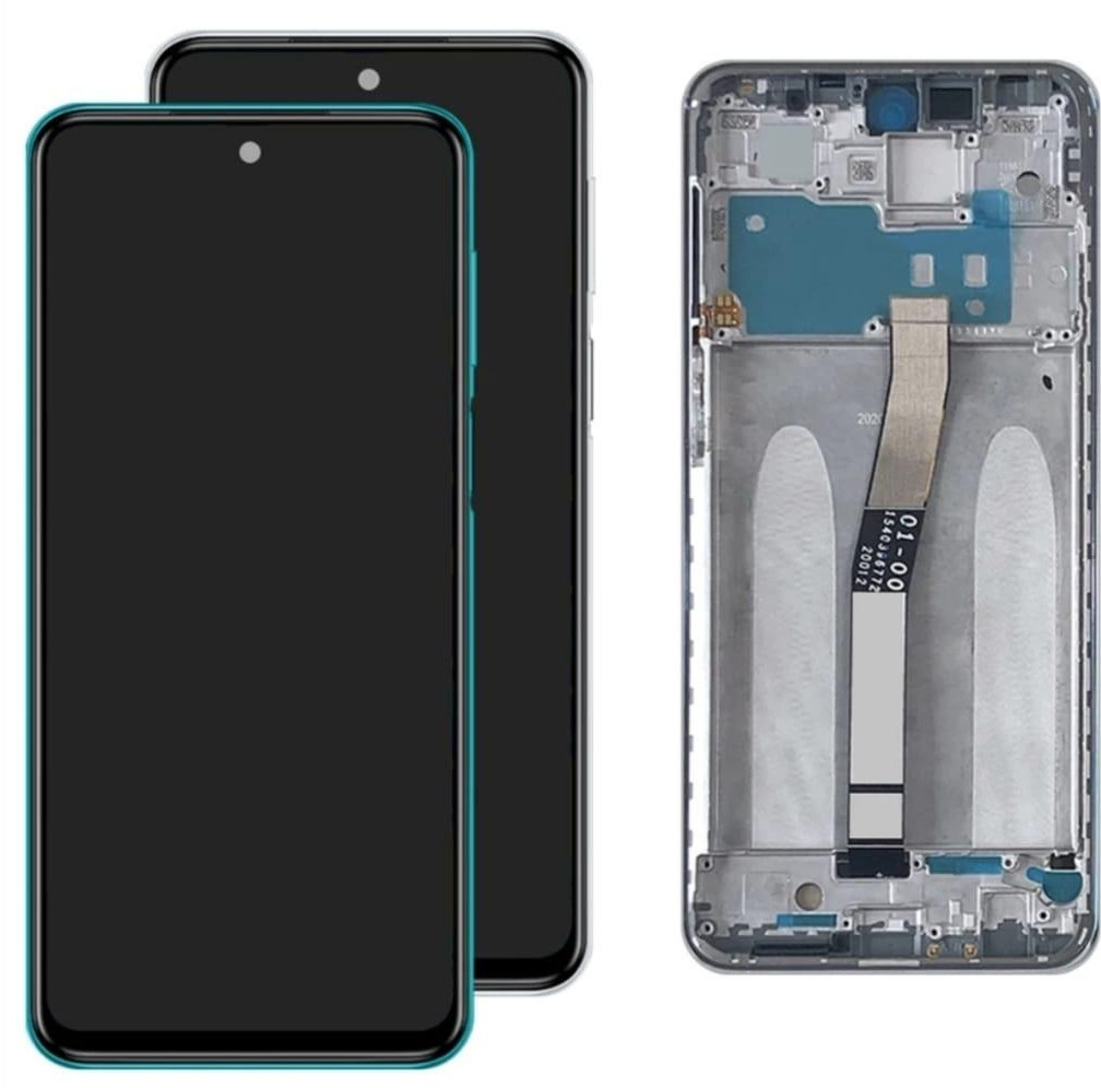 Xiaomi Redmi Note 9S FULL Çıtalı Lcd Ekran Dokunmatik SÜPER KALİTE - idefix