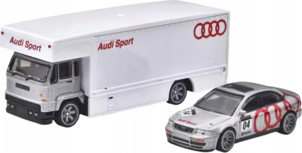 Hot Wheels Premium Team Transport Audi S4 Quattro & Fleet Flyer