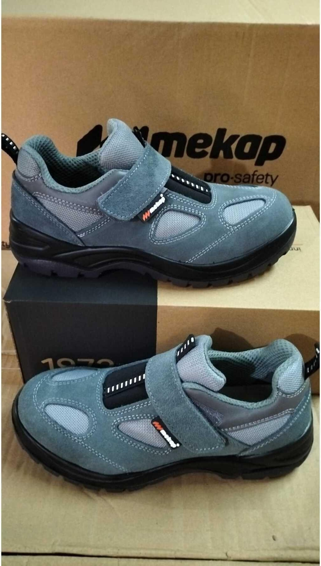 Mekap Jüpiter 157-01 S1 Src %100 Deri Unisex Yazlık Çelik Burunu İş ...