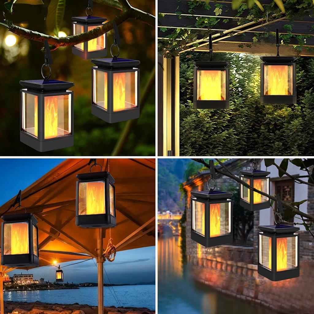 Şömine Alevi Güneş Enerjili Fener, Solar Peyzaj Işıklandırmaları ...