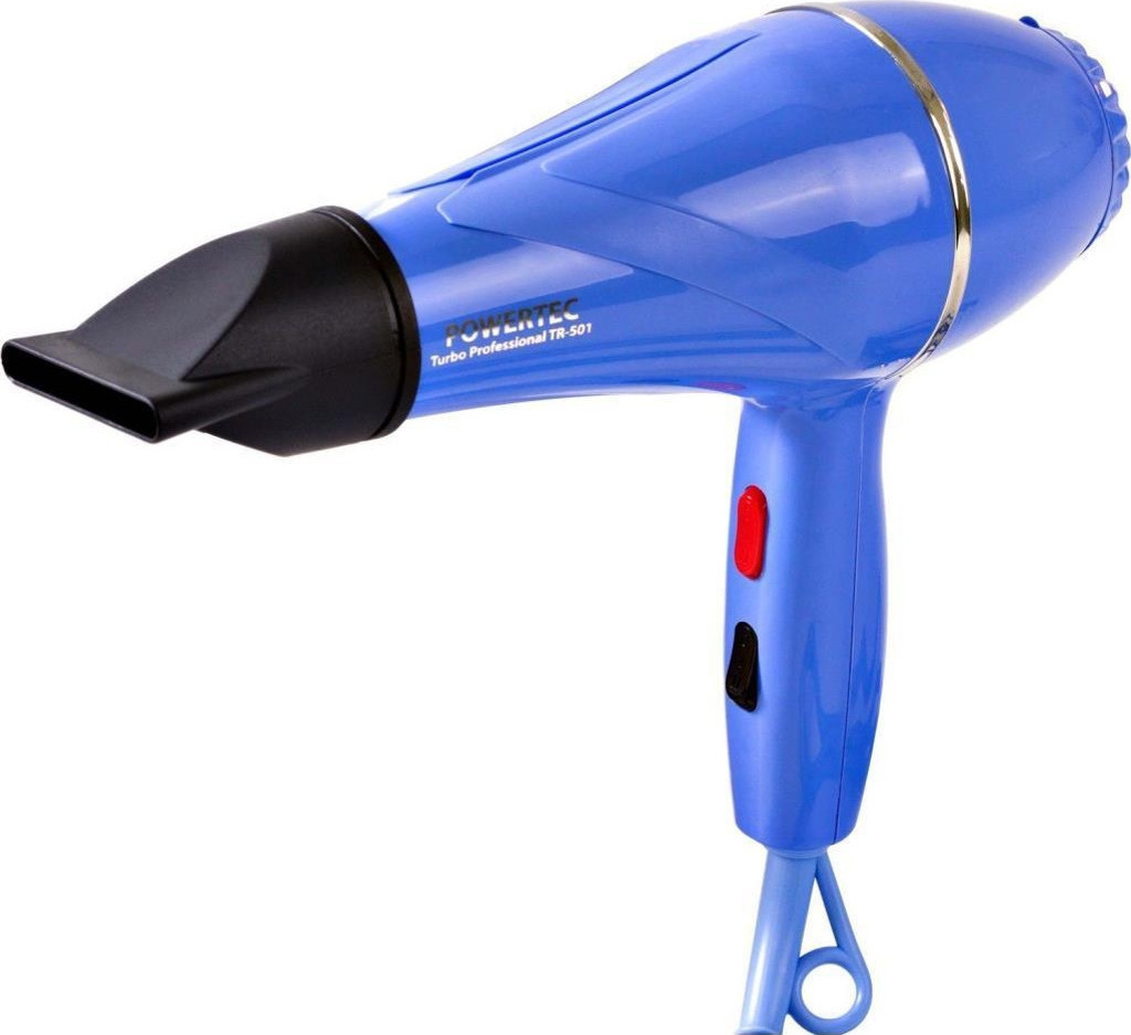 Powertec Tr-501 Profesyonel Fön Makinesi [Mavi] - idefix