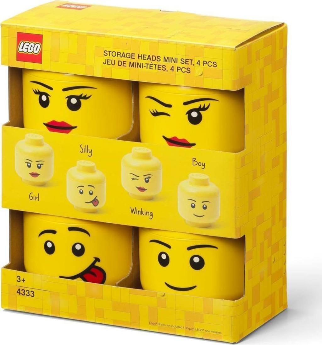 LEGO Storage 4333 Head Boy - Girl - Silly - Winky Mini Set - idefix