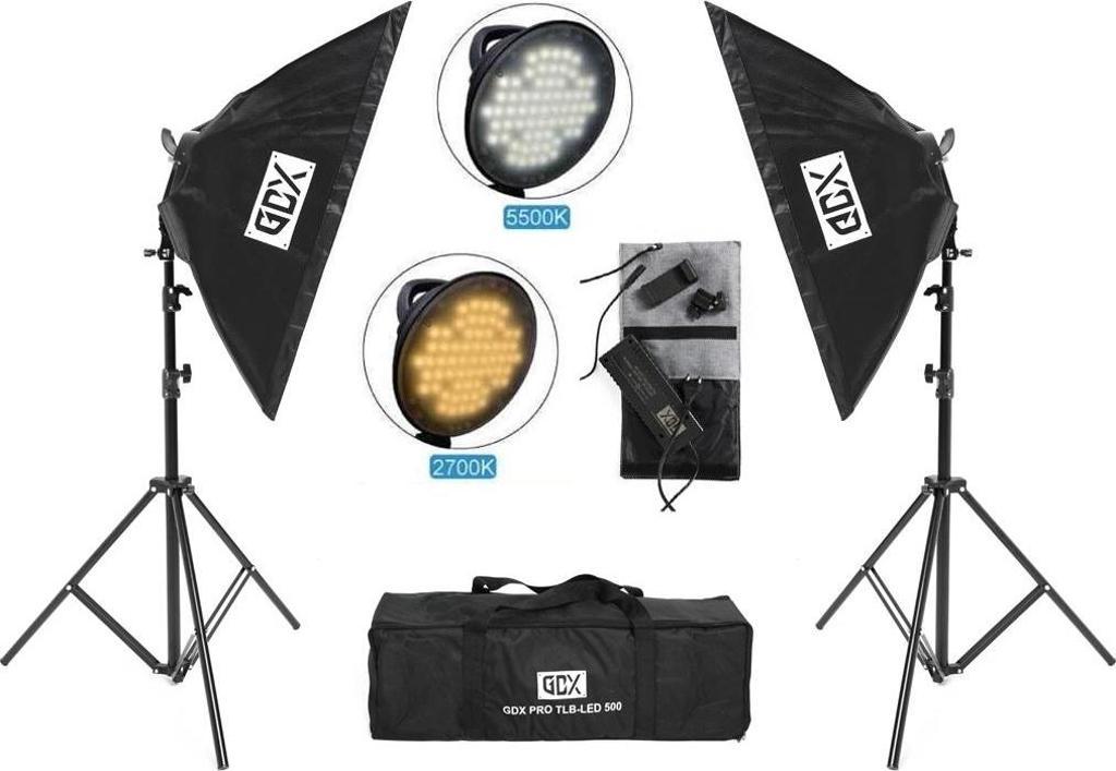 Gdx Pro TLB LED 500 BiColor İkili Set - Fotoğraf & Video Çekim Işığı ...