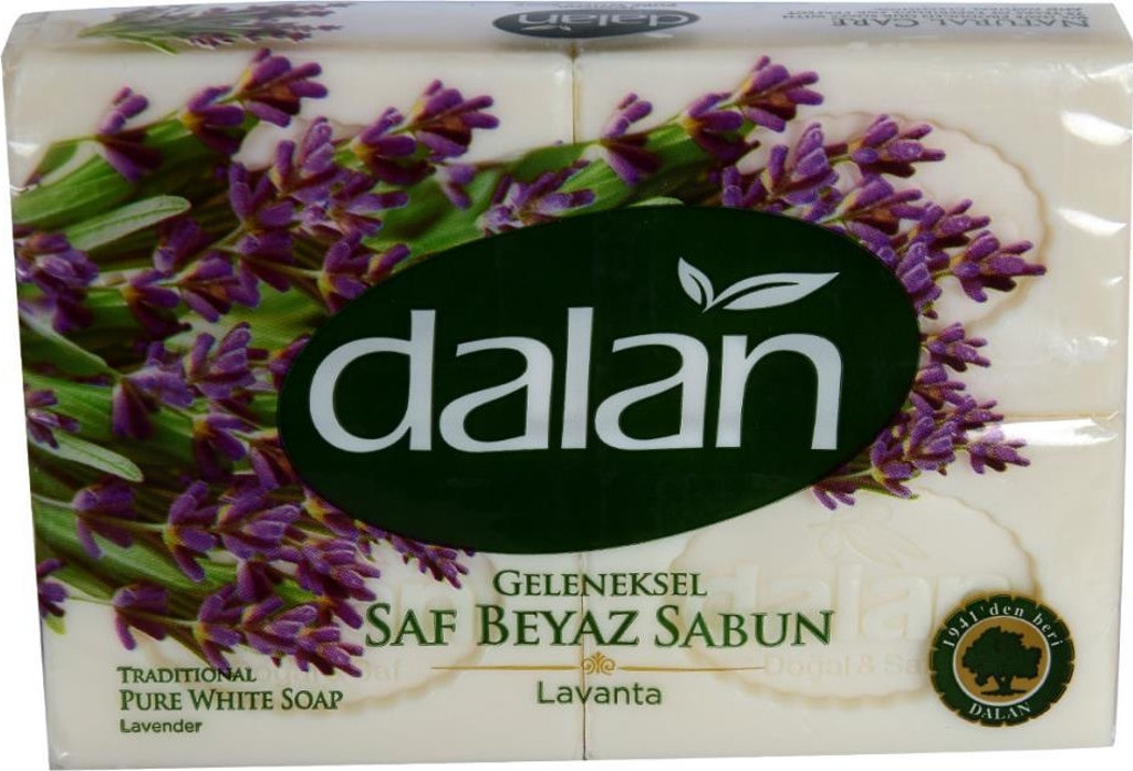 Dalan Geleneksel Saf Beyaz Sabun Lavantalı Sabun 4 ADET X 150 gr - idefix