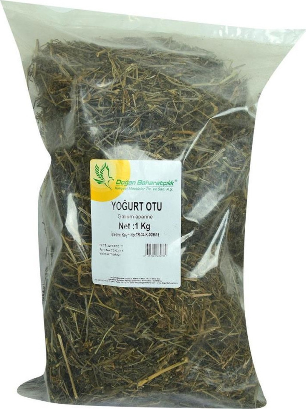 Doğan Baharatçılık Doğal Yoğurt Otu 1000 gr Kiloluk Paket 1 kg - idefix