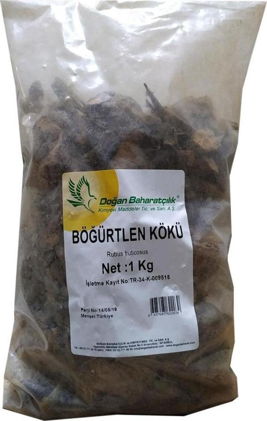 Doğan Baharatçılık Böğürtlen Kökü 1 kg Doğal Saf Kiloluk Boy - idefix