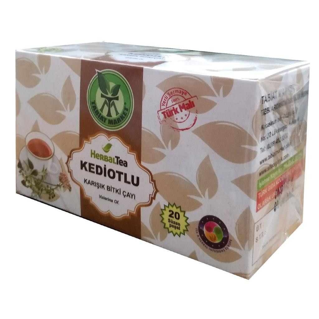 Tabiat Market Herbal Tea Kediotlu Karışık Bitki Çayı Valerian 20li ...