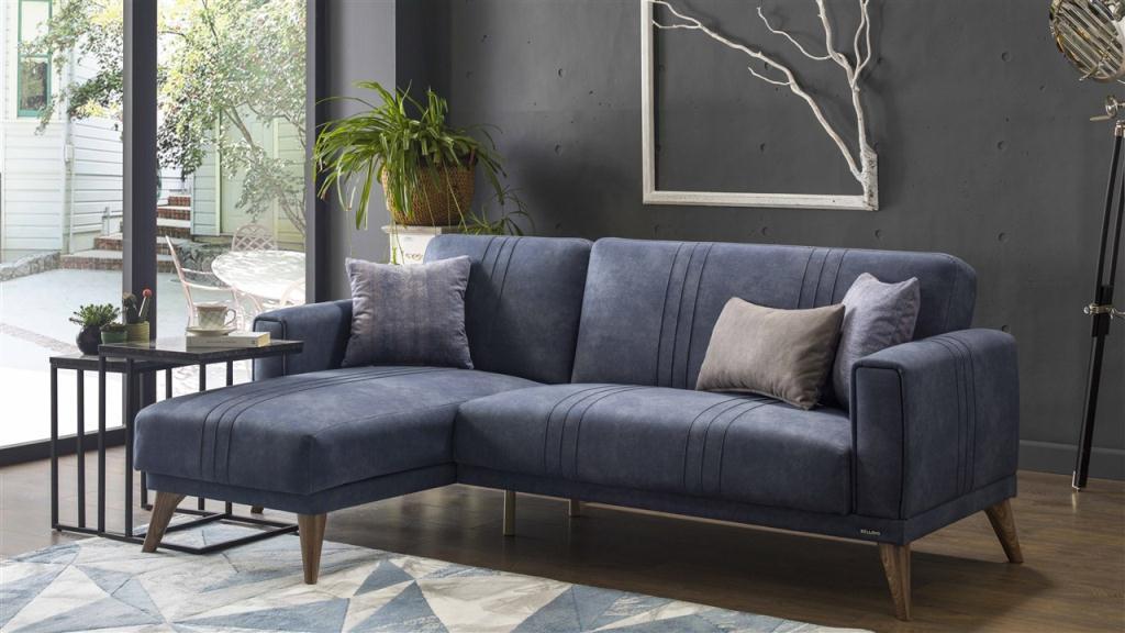 Bellona Ruby Sağ Uzanmalı Köşe L Koltuk Yataklı ZeroWall (Sıfır Makas) - idefix