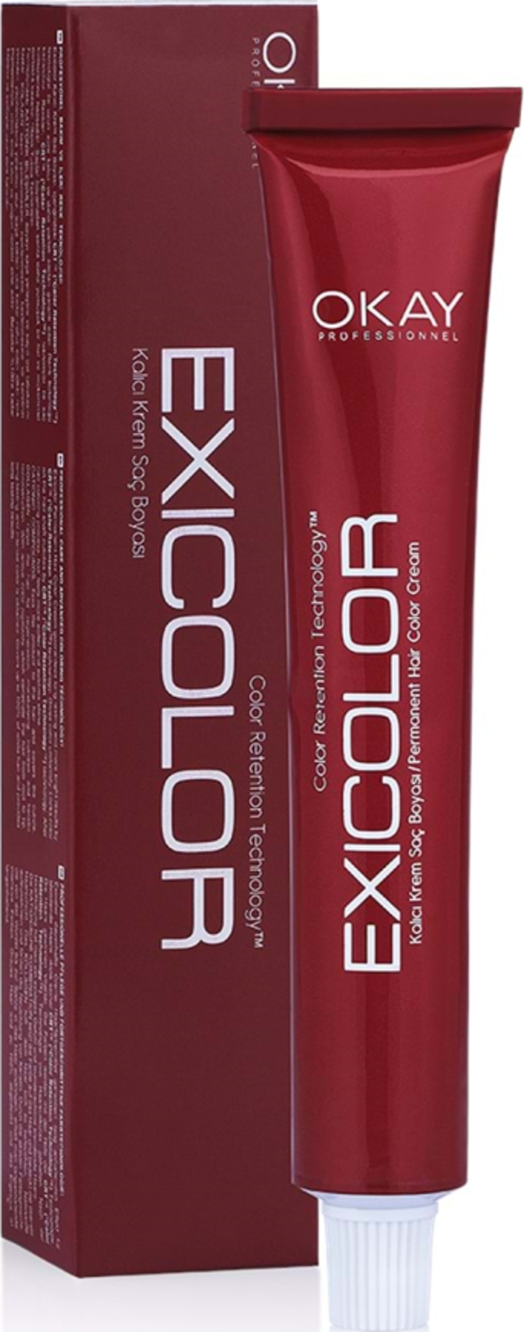 Exicolor Tüp Boya 4.7 Türk Kahvesi x 3 Adet + Sıvı Oksidan 3 Adet