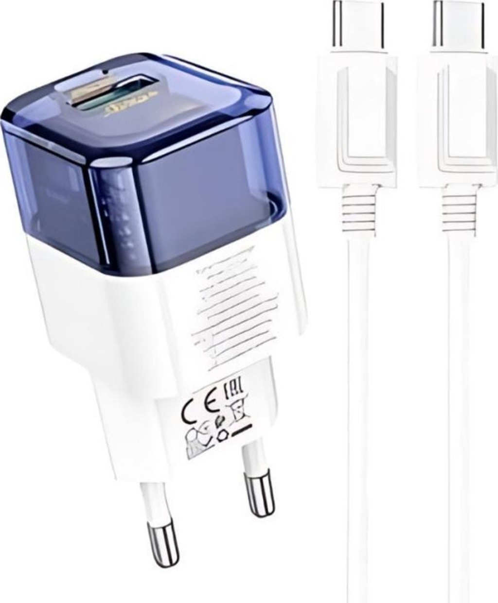 Polham Süper Hızlı 30W 1x Type-C,1x USB Şarj Başlığı ve 1 MT 60W Type C ...