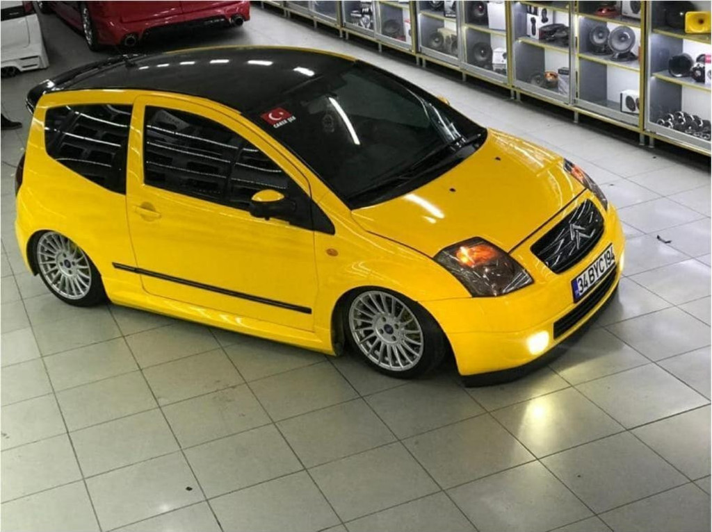 Citroen C2 Body Kit Seti Fiber Boyasız 2002- - idefix