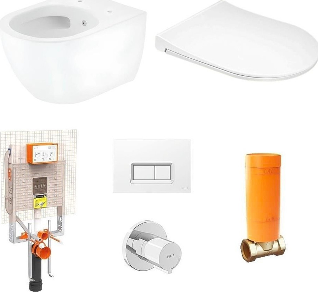 Seramiksan Hill Vortex (Yeni Yıkama Sistemi) Kanalsız Asma Klozet ...