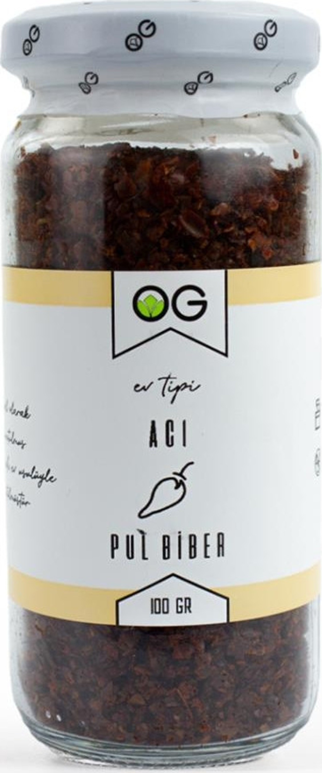 OG natural Acı Pul Biber 100 Gr - idefix