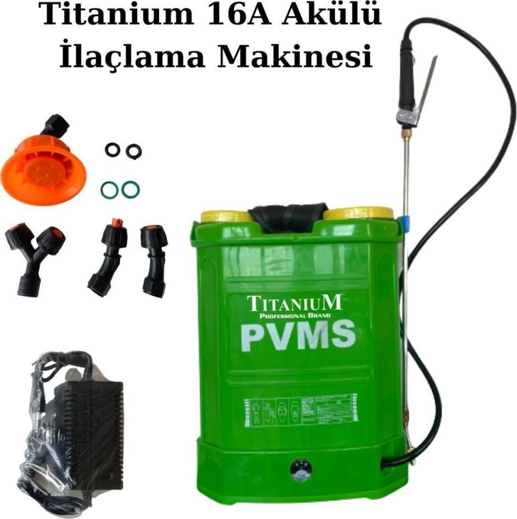 Titanium PVMS 16A Akülü Sırt İlaçlama Pompası 12V 8A - idefix
