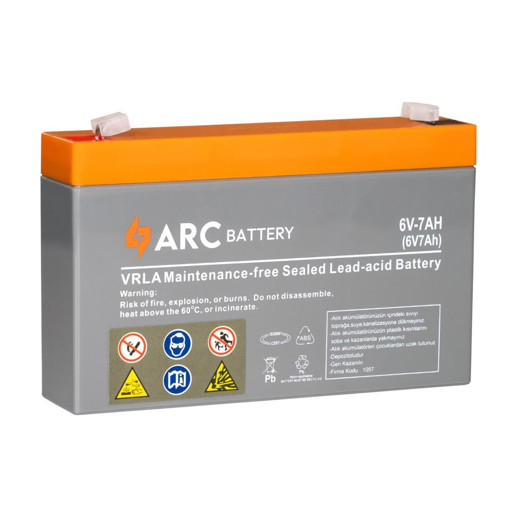 AKUARC 6/7 AH AGM ARC BATTERY 2024 - idefix