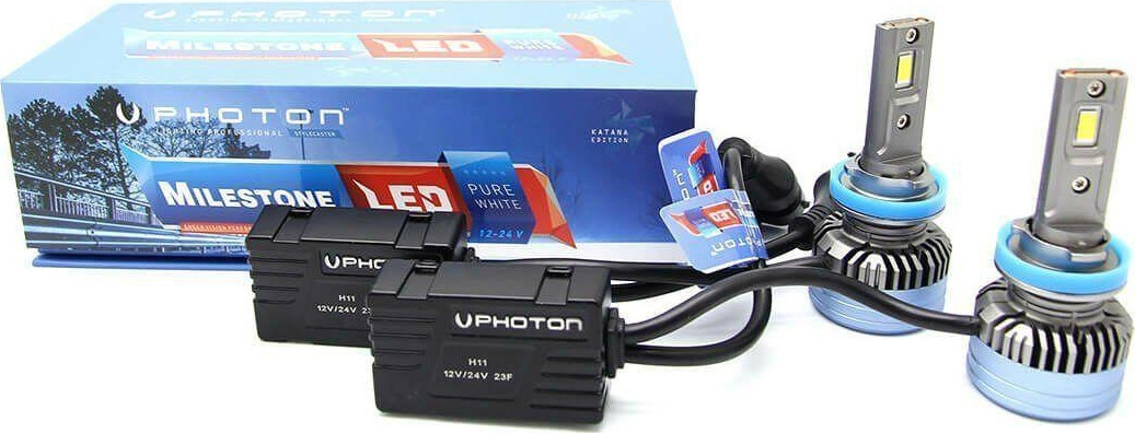 Photon Milestone H11 Milestone Katana Edition Led Headlight 12-24V - idefix