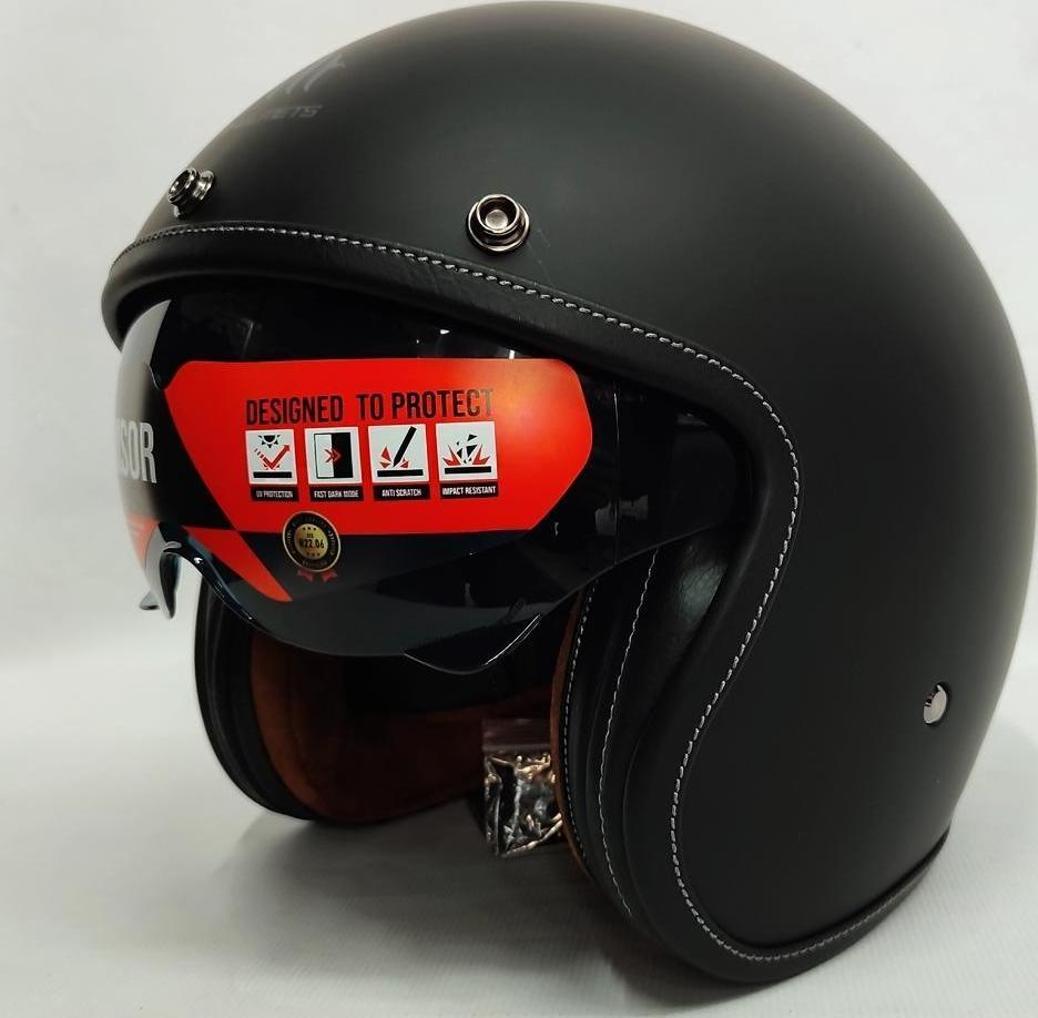 Mt Kask Le Mans 2 Sv Açık Motosiklet Kaskı Mat Siyah - idefix