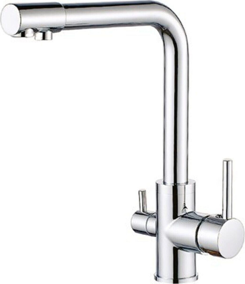 KALİTE Arıtmalı Musluk Bağlantılı Mutfak Eviye Bataryası Musluğu Üç Su ...