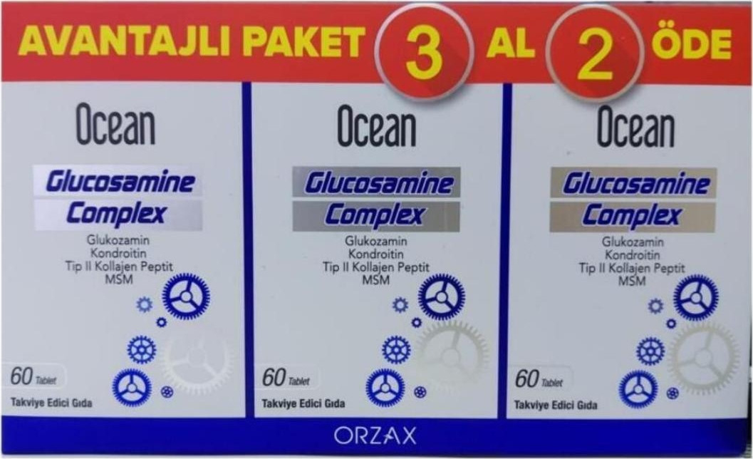 Ocean Glukozamin Komplex 60 Tablet 3 Adet - idefix