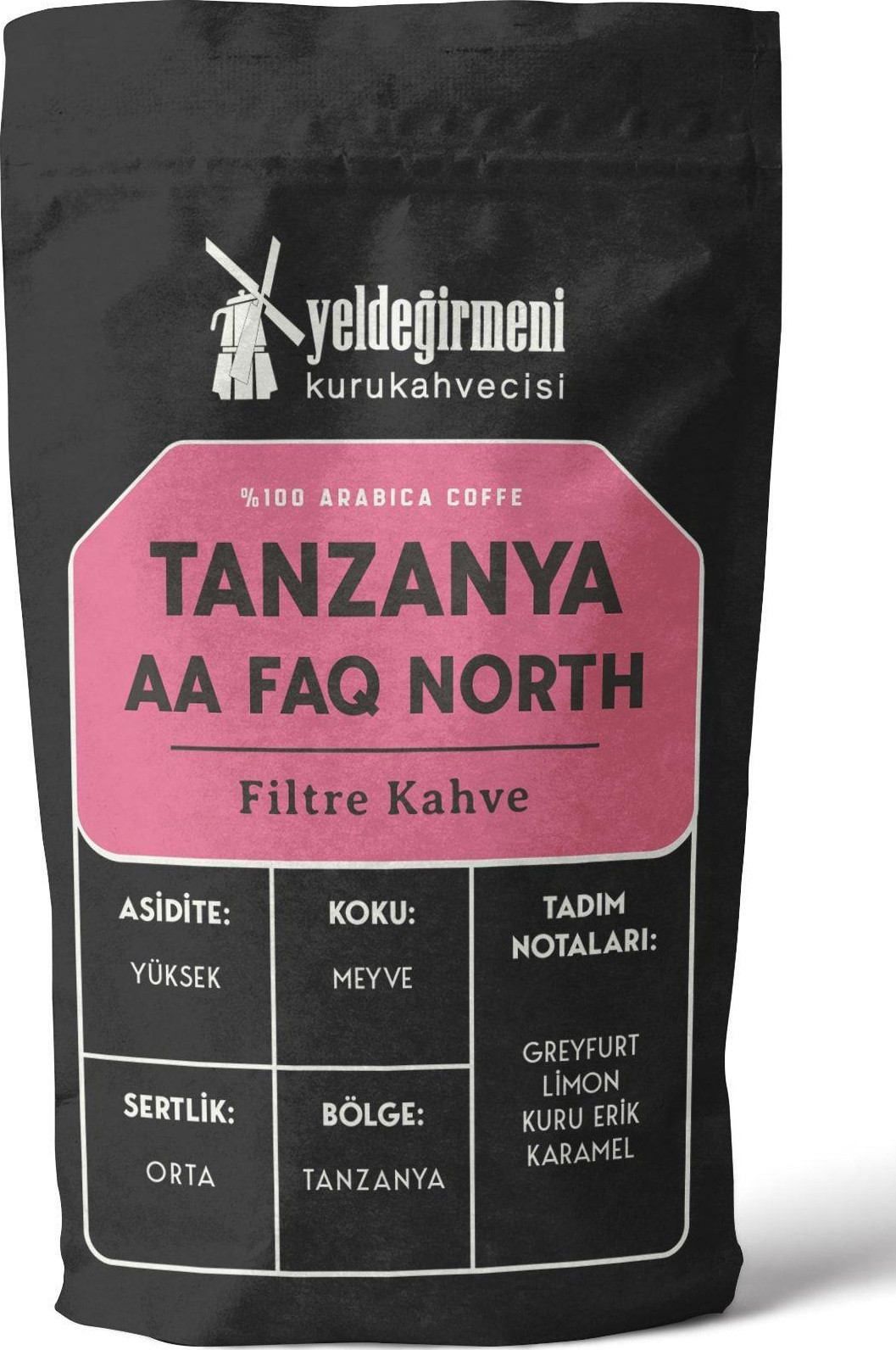 Yeldeğirmeni Kurukahvecisi Tanzanya Aa Faq North Filtre Kahve 250 Gr ...